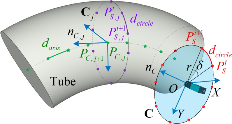 Correction for geometric distortion in the flattened representation of ...