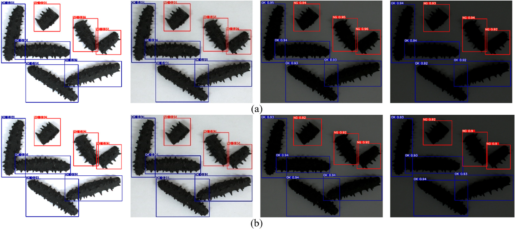 Faster-YOLOv5: real-time deep learning for sea cucumber defect recognition and classification ...