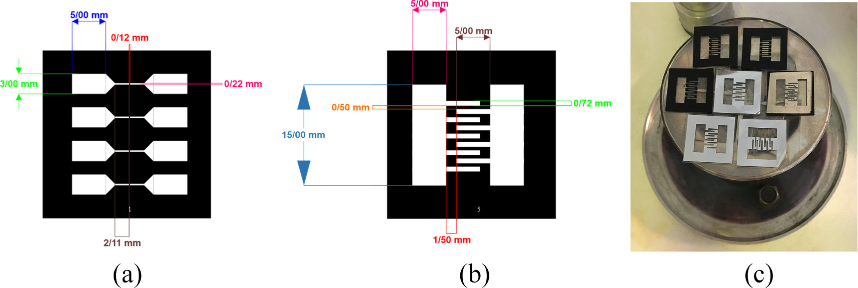 Design and fabrication of patterned flexible electrode using DC ...