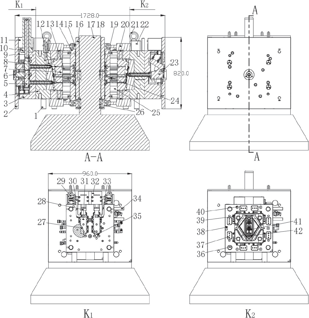 Application and simulation of Co-injection molding combined with ...