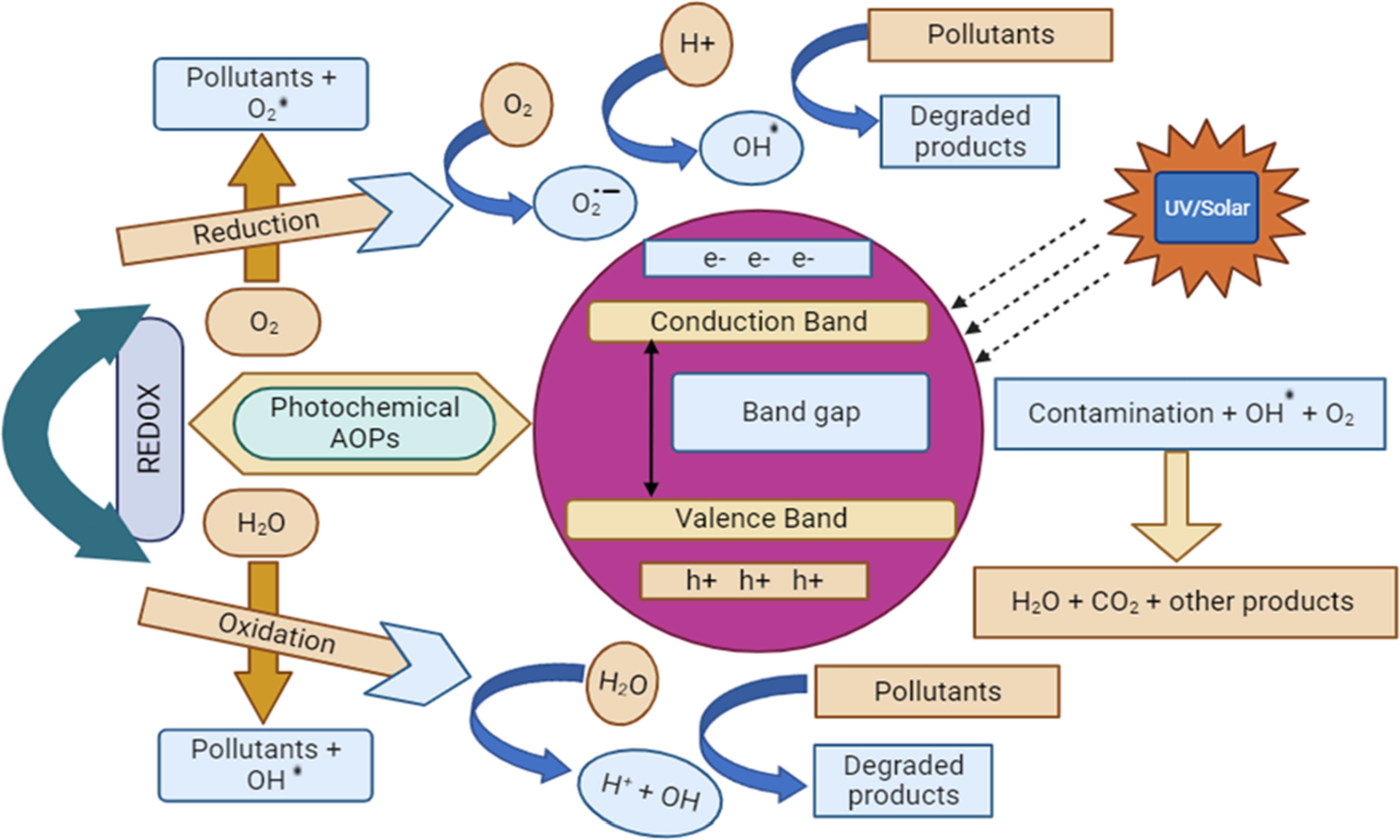 Advanced Oxidation Processes driven by heterogeneous photocatalysis: a ...