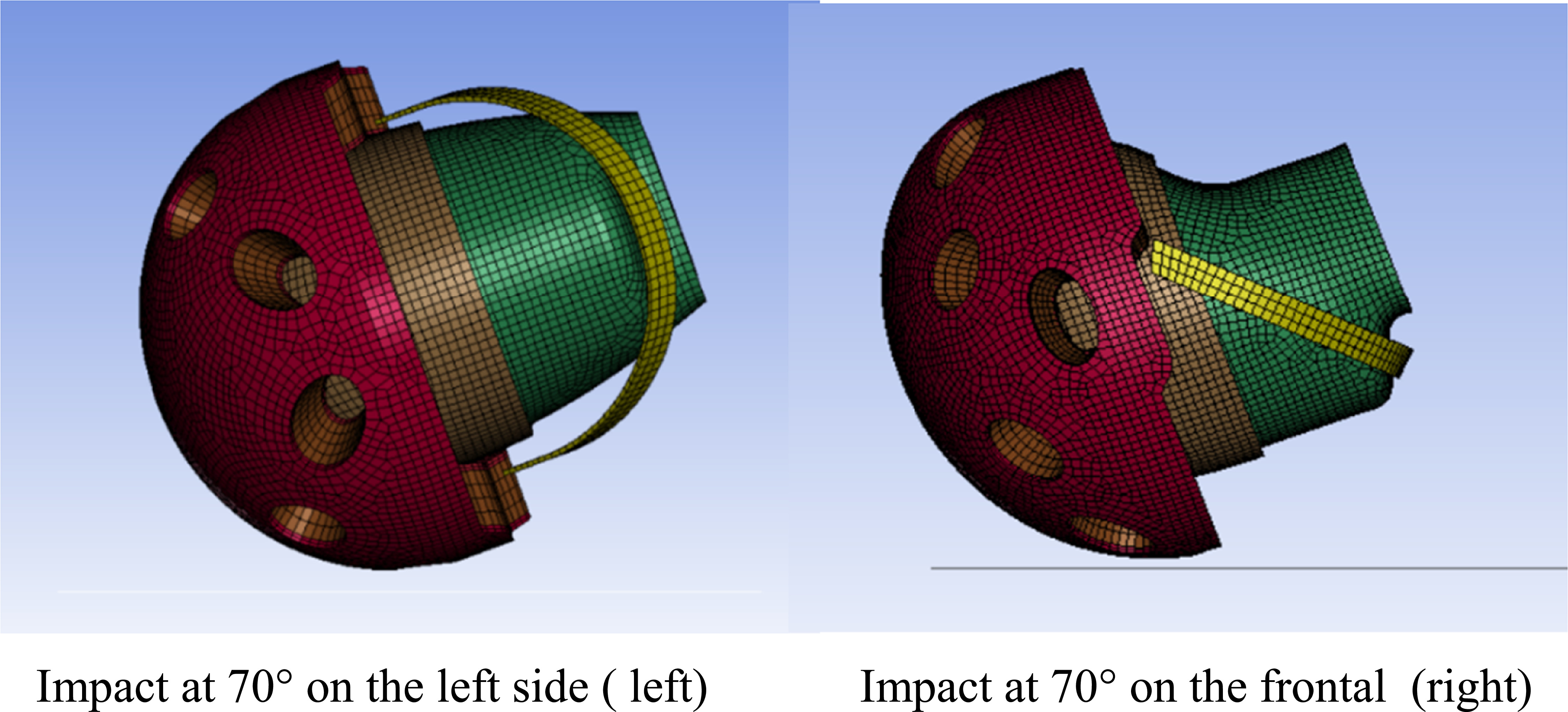 Finite element modeling and topology optimization of a helmet structure ...