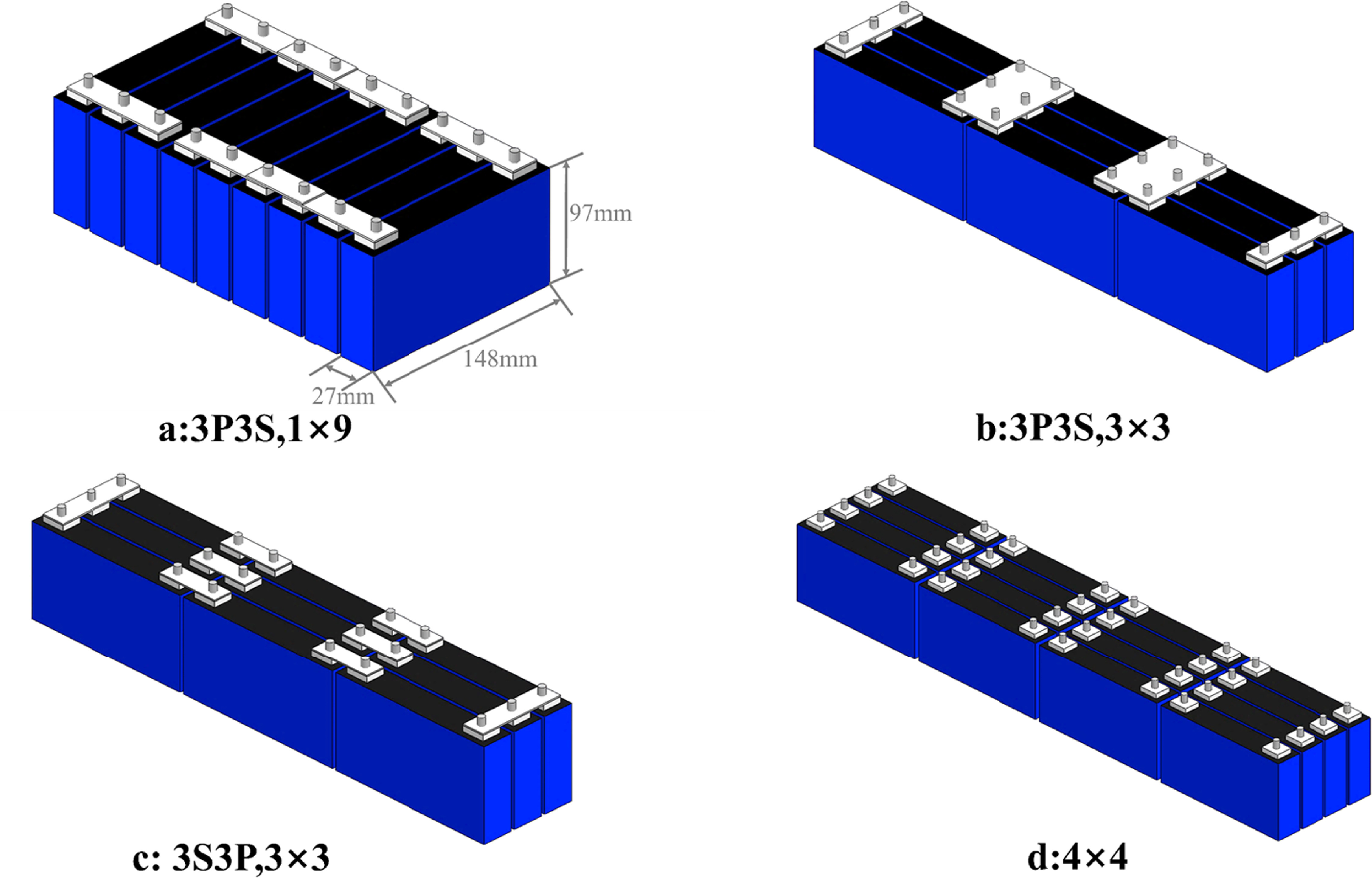 Consistency study of Li-ion battery pack considering thermal resistance ...