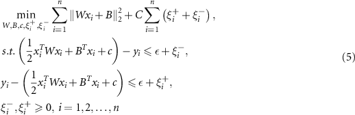 Quadratic hyper-surface kernel-free large margin distribution machine-based regression and its ...
