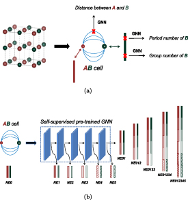 Self-supervised representations and node embedding graph neural networks for accurate and multi ...