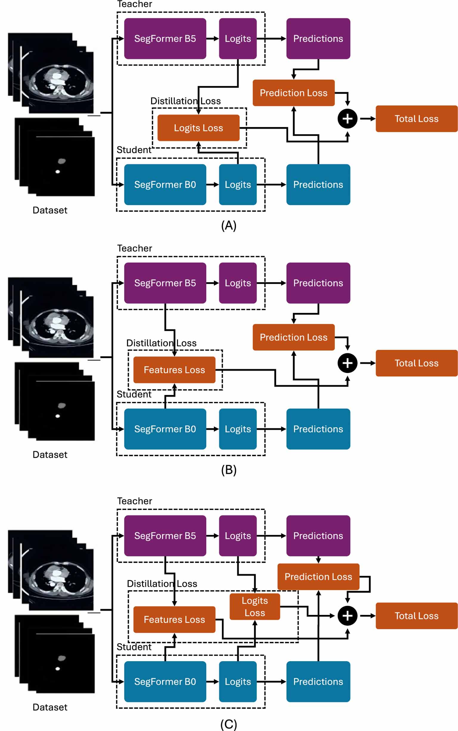 Aortic KD former: aortic multiclass segmentation using SegFormer via ...