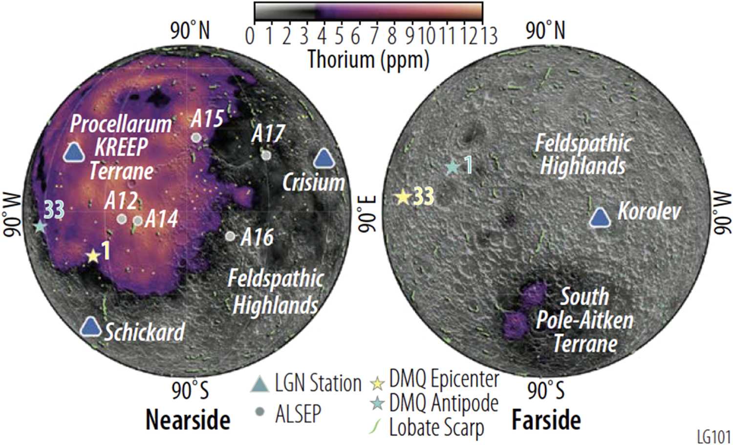The Lunar Geophysical Network Landing Sites Science Rationale - IOPscience