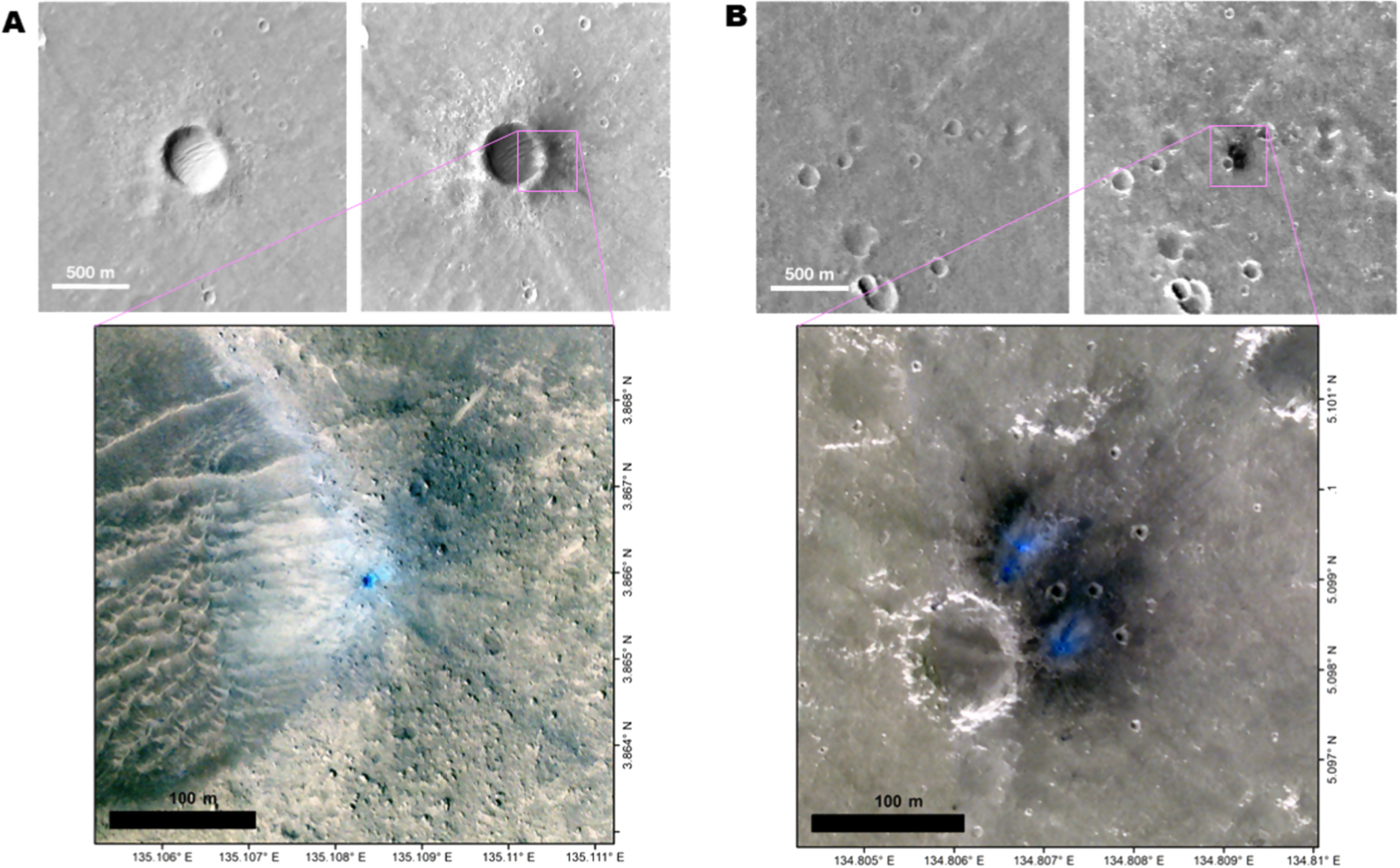 Two Seismic Events from InSight Confirmed as New Impacts on Mars ...