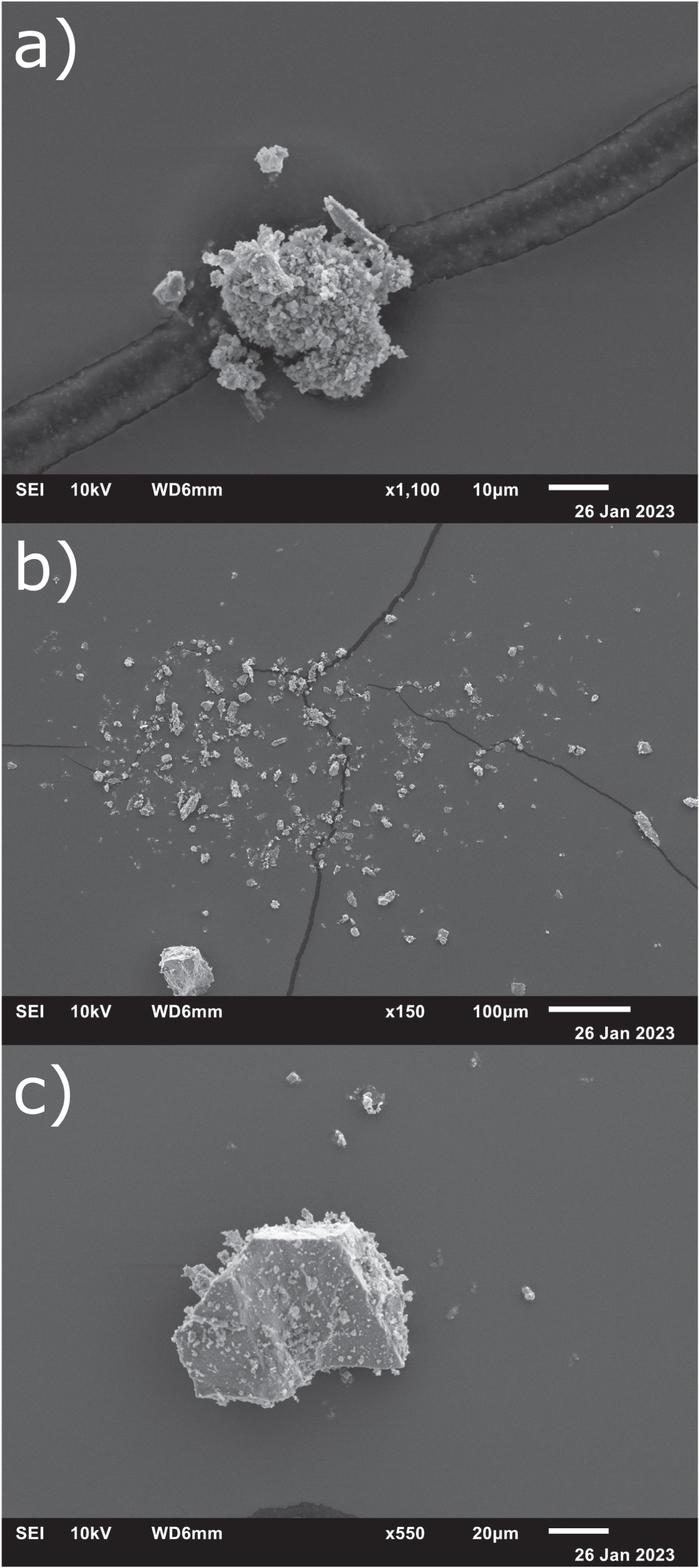 Ejected Particles after Impact Splash on Mars: Aggregates and ...
