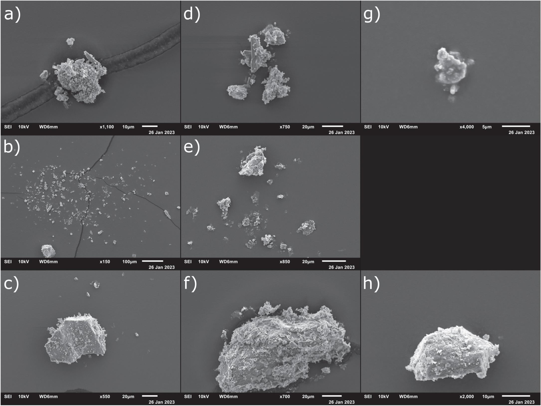 Ejected Particles after Impact Splash on Mars: Aggregates and ...