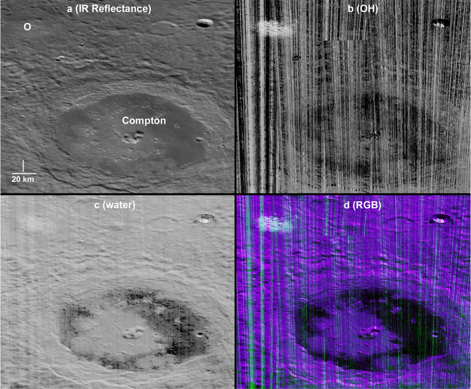 The Global Distribution of Water and Hydroxyl on the Moon as Seen by ...