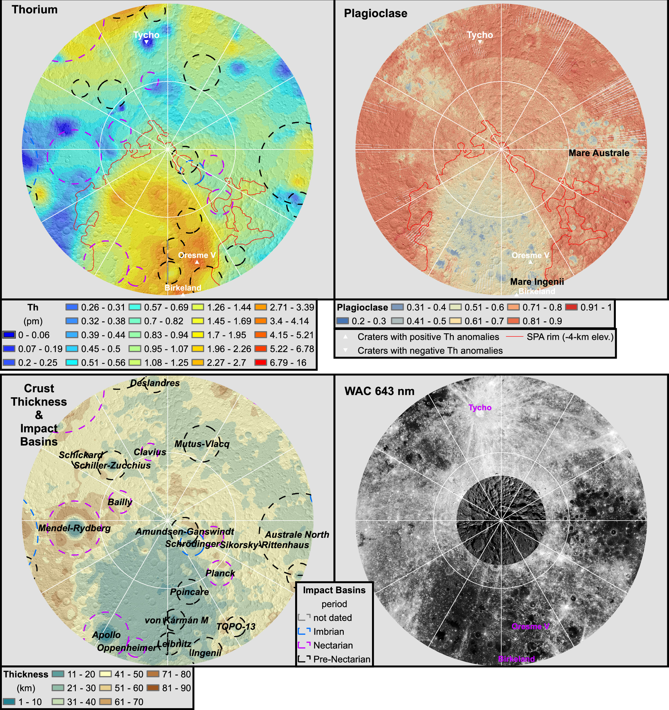 A Global Survey of Lunar Surface Thorium Anomalies Associated with ...