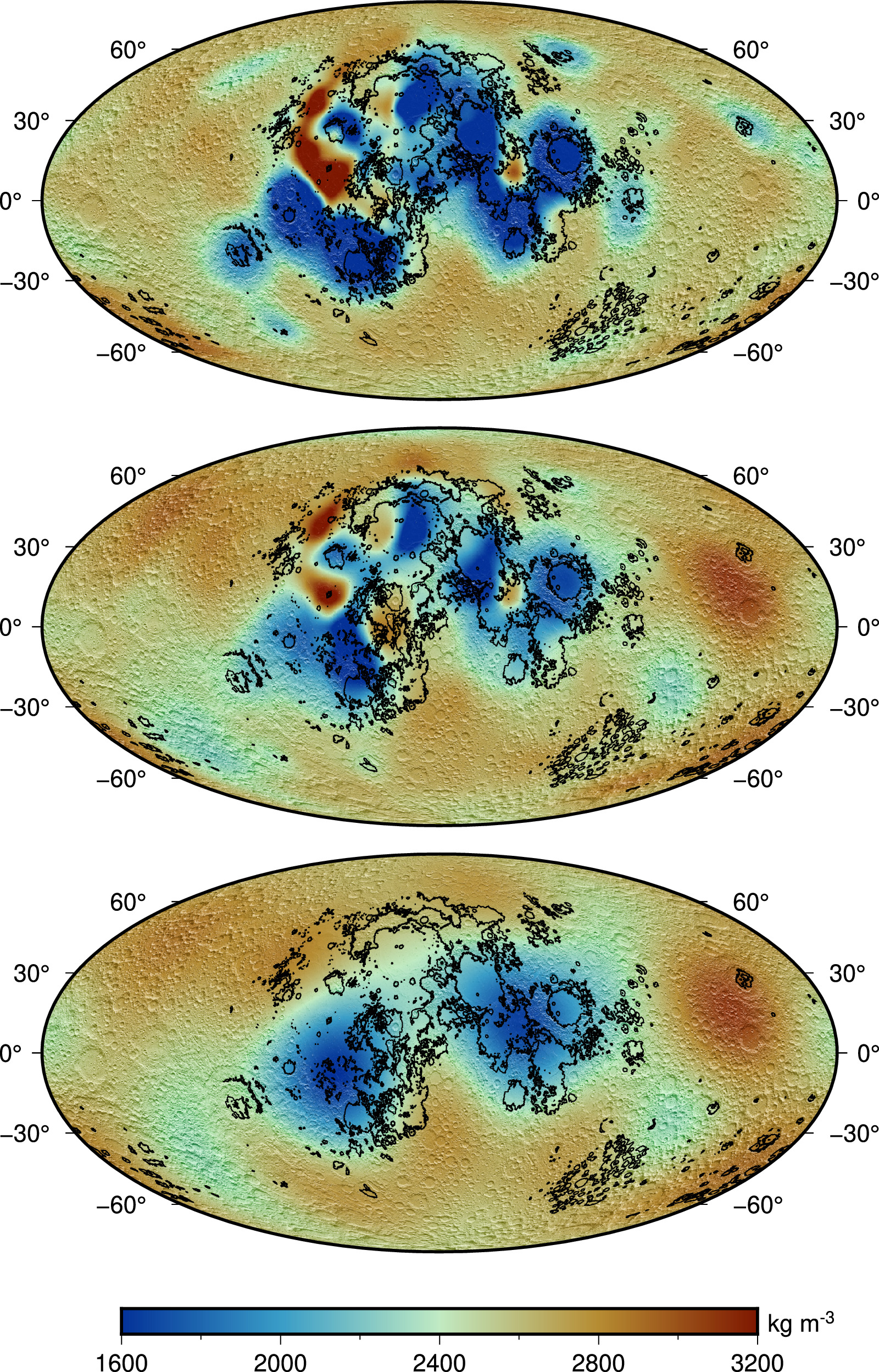 Probing Lateral Density Variations in the Crust from Gravity and ...