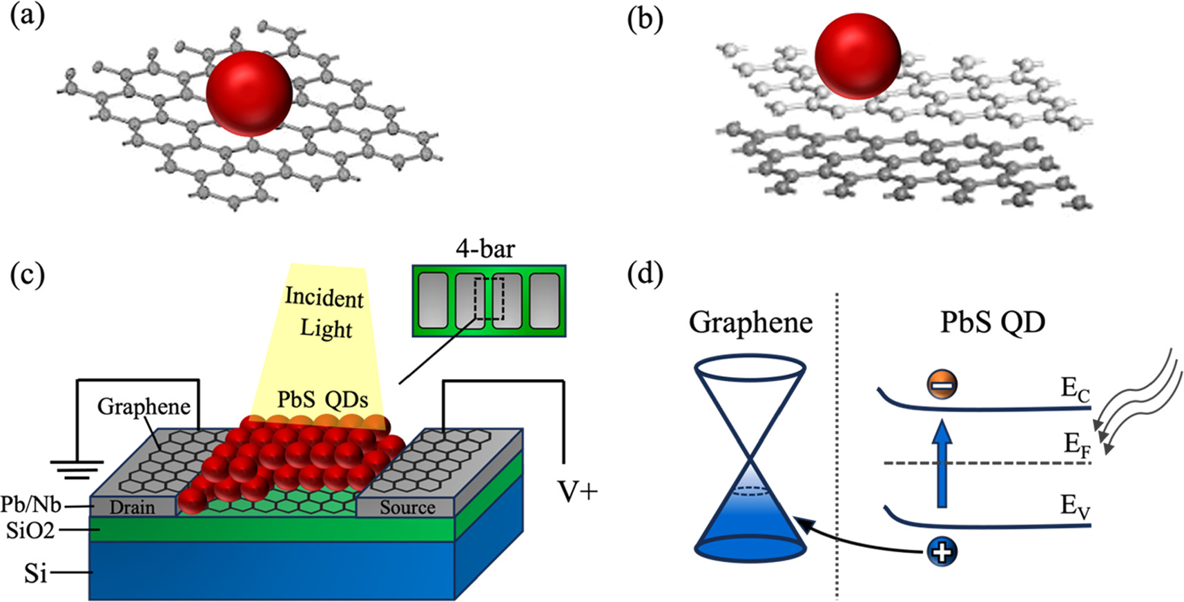 A comparative study of broadband PbS quantum dots/graphene ...