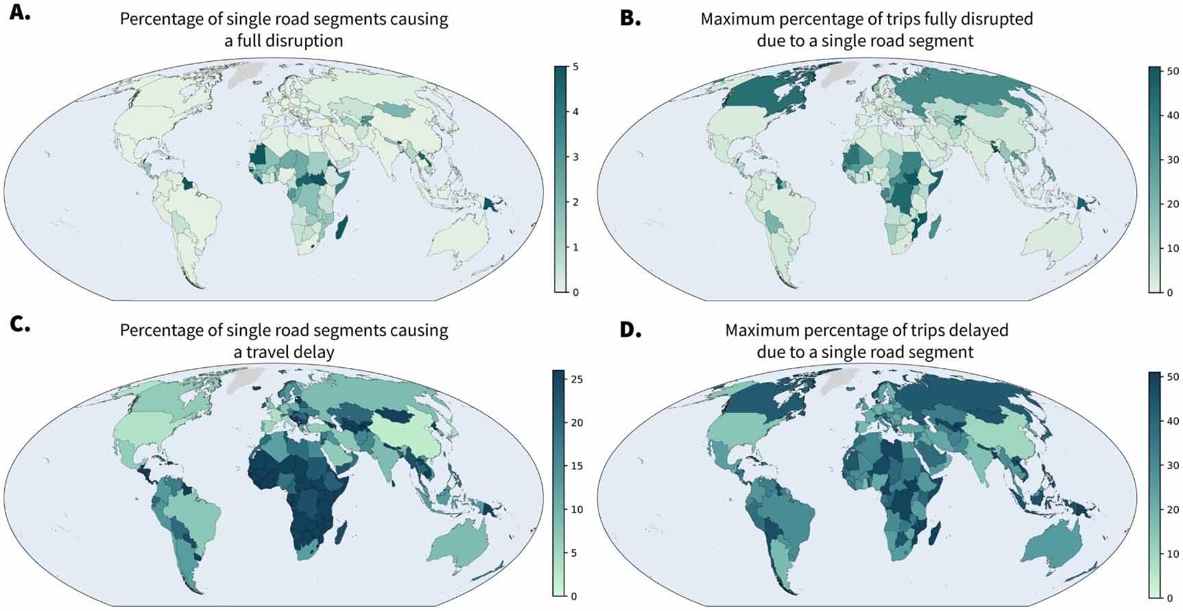 A global assessment of national road network vulnerability - IOPscience