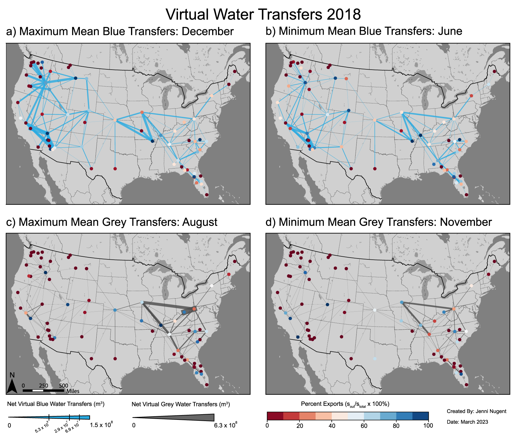 Monthly virtual water transfers on the U.S. electric grid - IOPscience