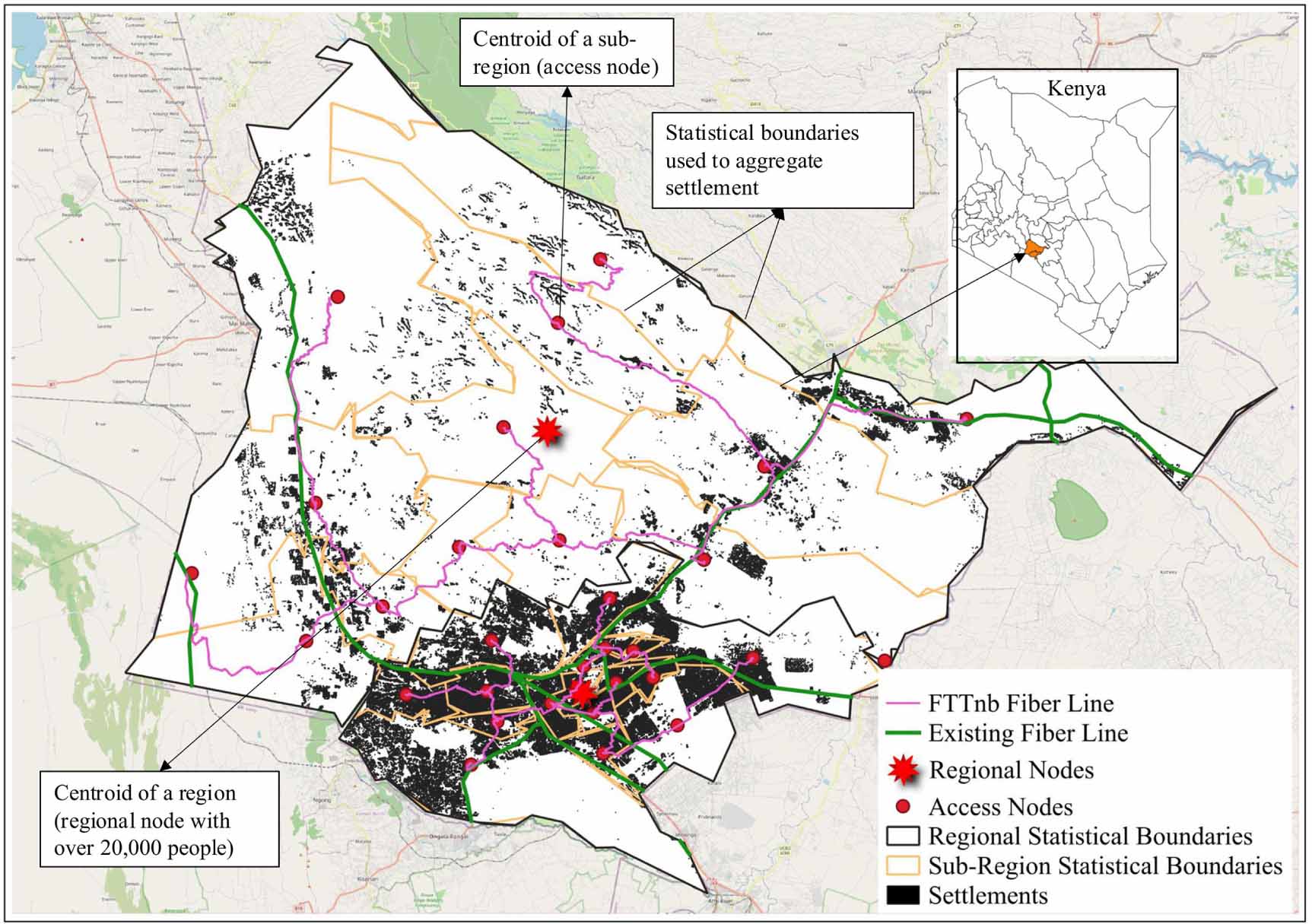 Geospatial cost and emission assessment of universal fiber-to-the ...