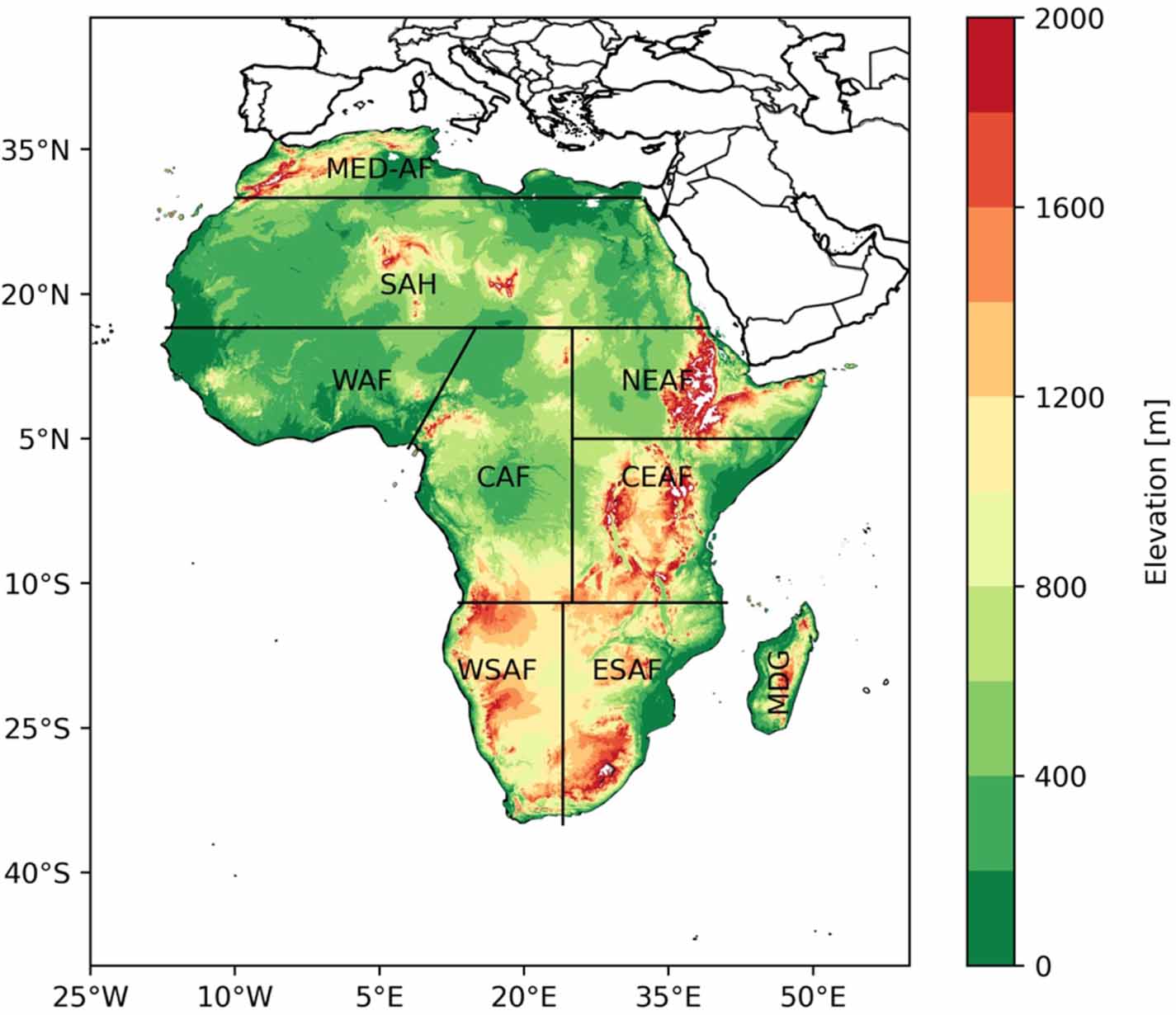 Projected expansion of hottest climate zones over Africa during the mid ...