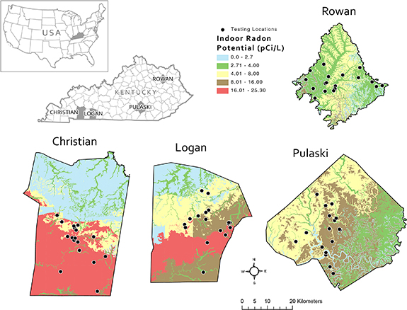 Geologic, seasonal, and atmospheric predictors of indoor home radon ...