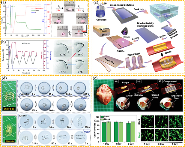 Dynamically customizable 4D printed shape memory polymer biomedical ...