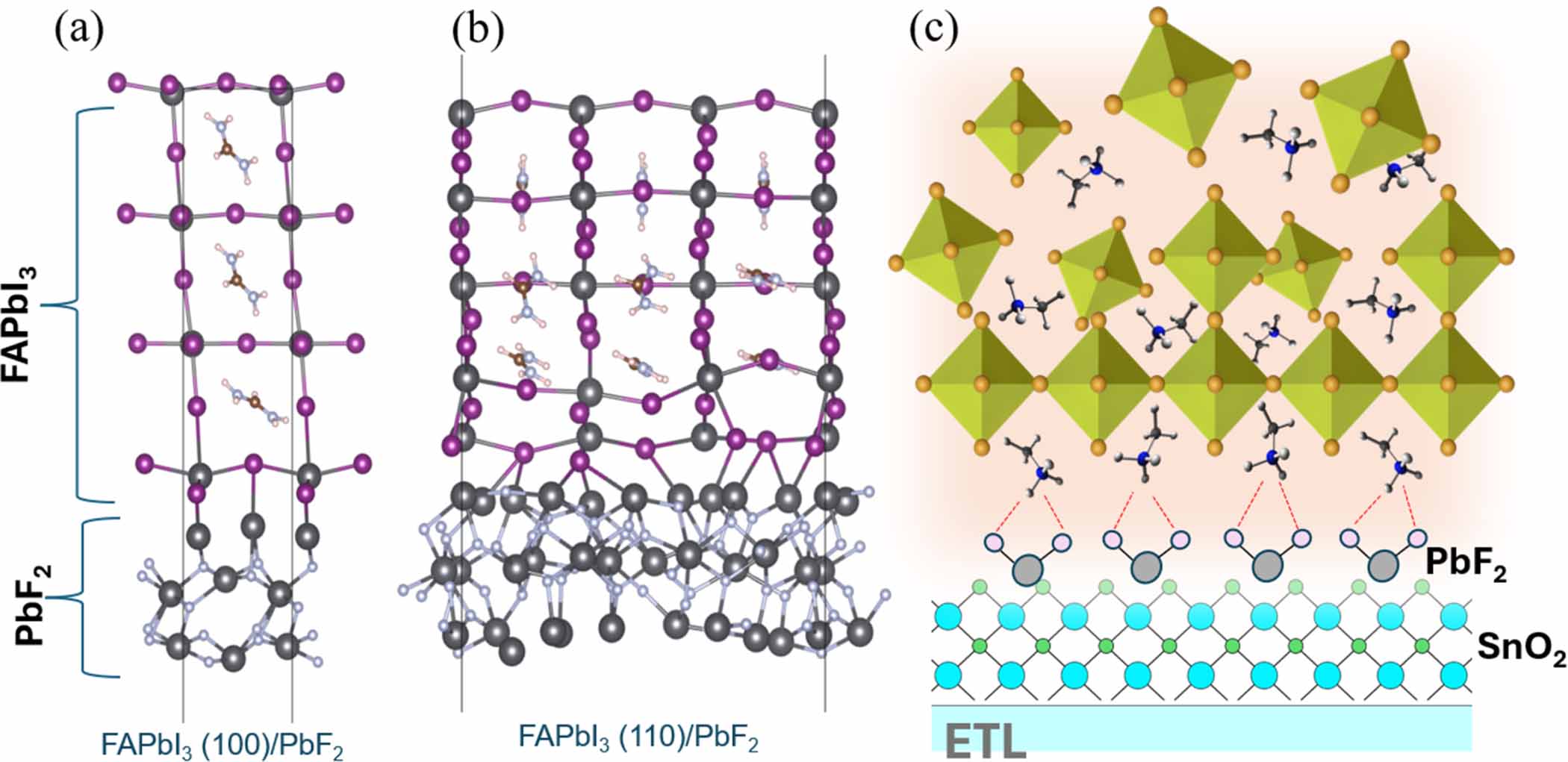 Lead (II) fluoride additive modulating grains growth of water-processed ...